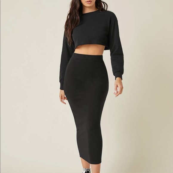 Skirts | Fitted Cotton Pencil Skirt | Poshmark